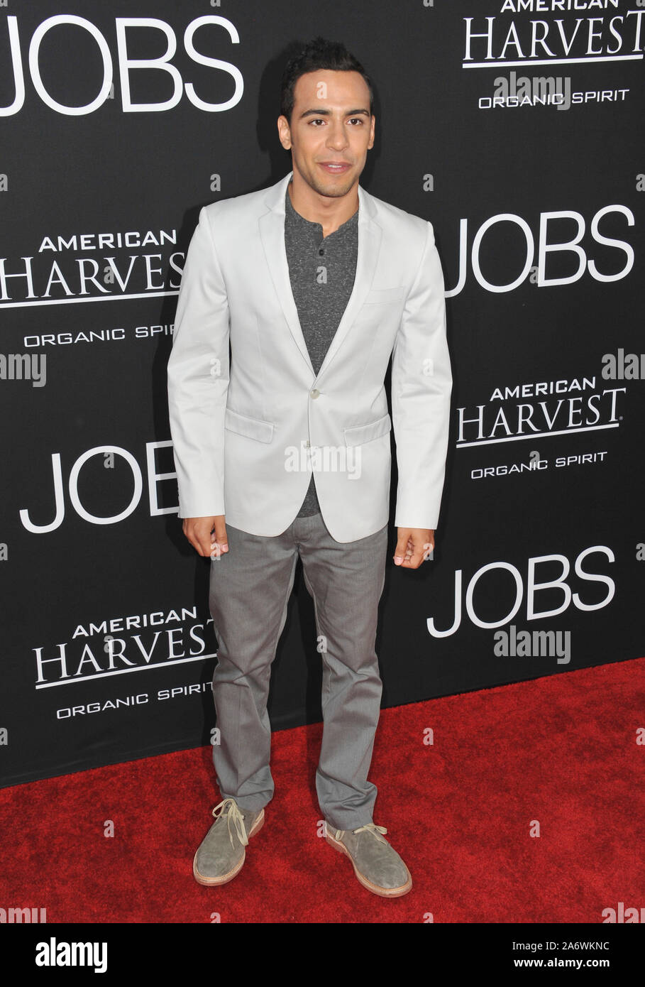 LOS ANGELES, CA. August 13, 2013: Victor Rasuk at the Los Angeles ...