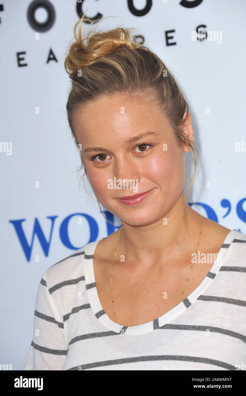 LOS ANGELES, CA. August 21, 2013: Brie Larson at the Los Angeles ...