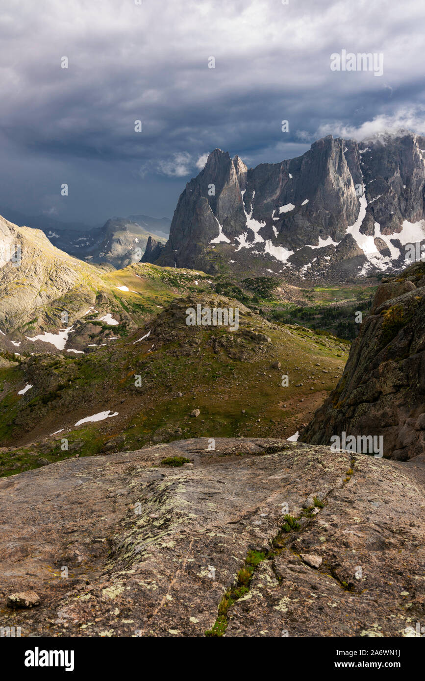 Warbonnet Peak and the Warrior, The Cirque of the Towers, from just ...