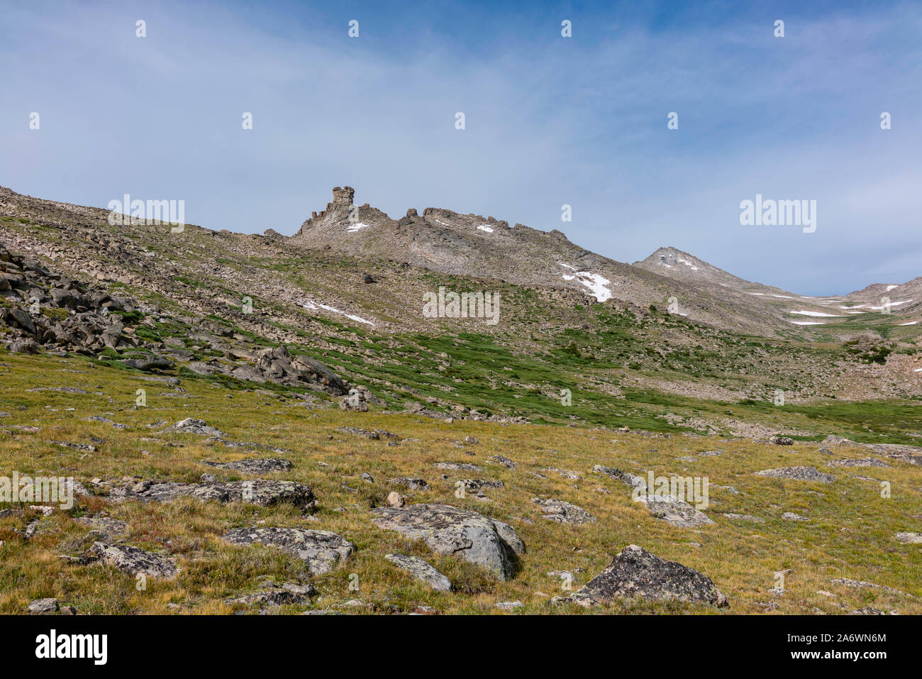 The Bears Ears, a geological formation along the Bears Ears Trail ...