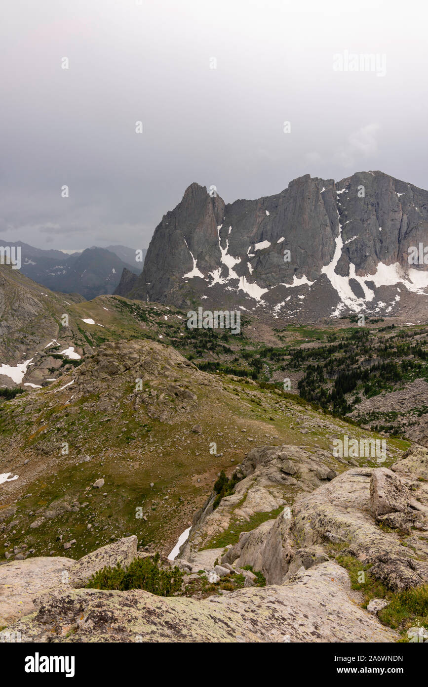 Warbonnet Peak and the Warrior, The Cirque of the Towers, from just ...