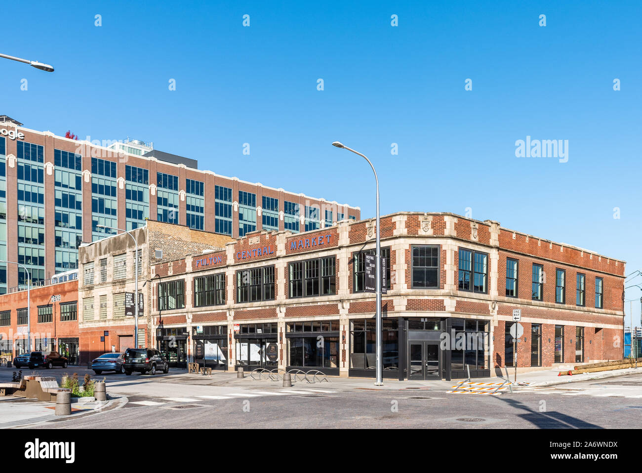Buildings in the Fulton Market neighborhood Stock Photo - Alamy