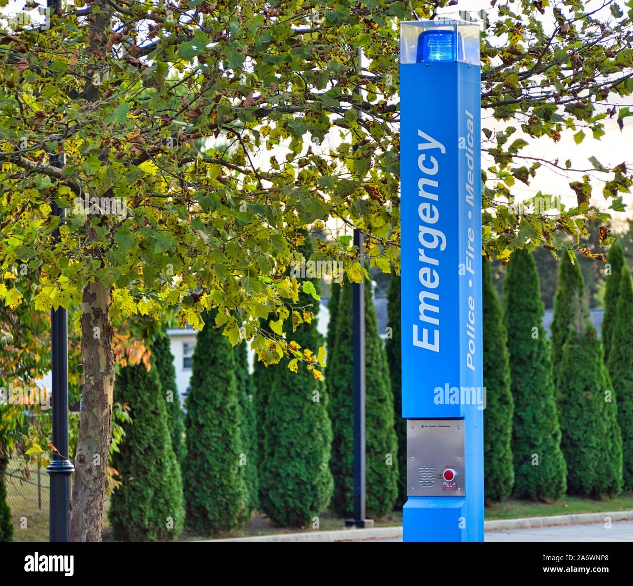 Campus emergency tower hi-res stock photography and images - Alamy