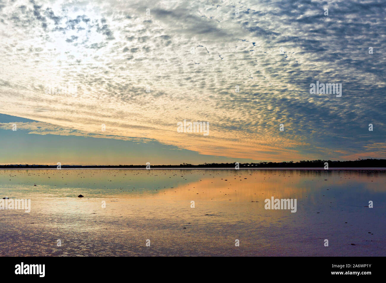 Lake Ninan, Salt Lake, Victoria Plains Western Australia Stock Photo ...