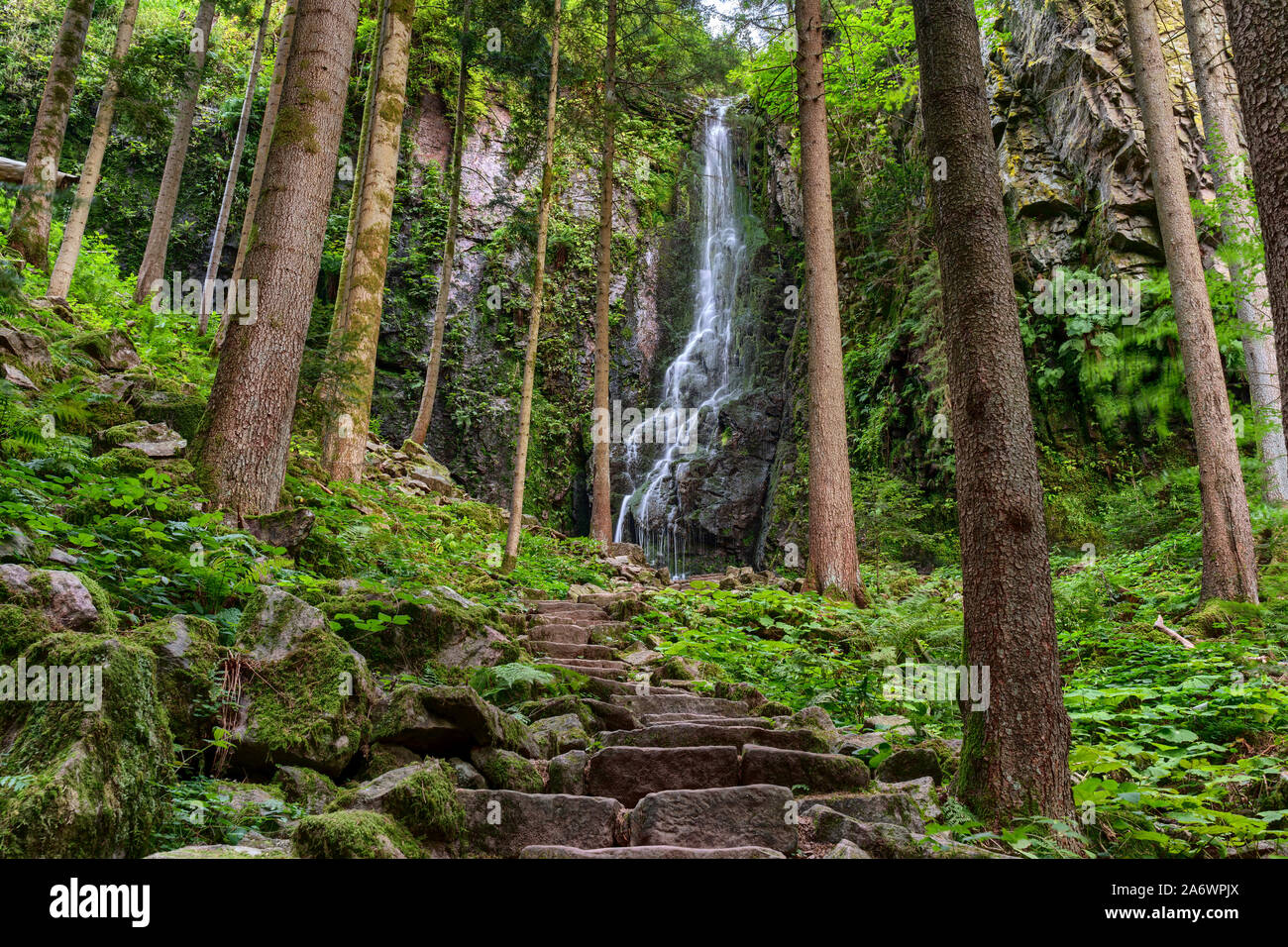 This waterfall in the Black Forest with over 30m in height is called ...