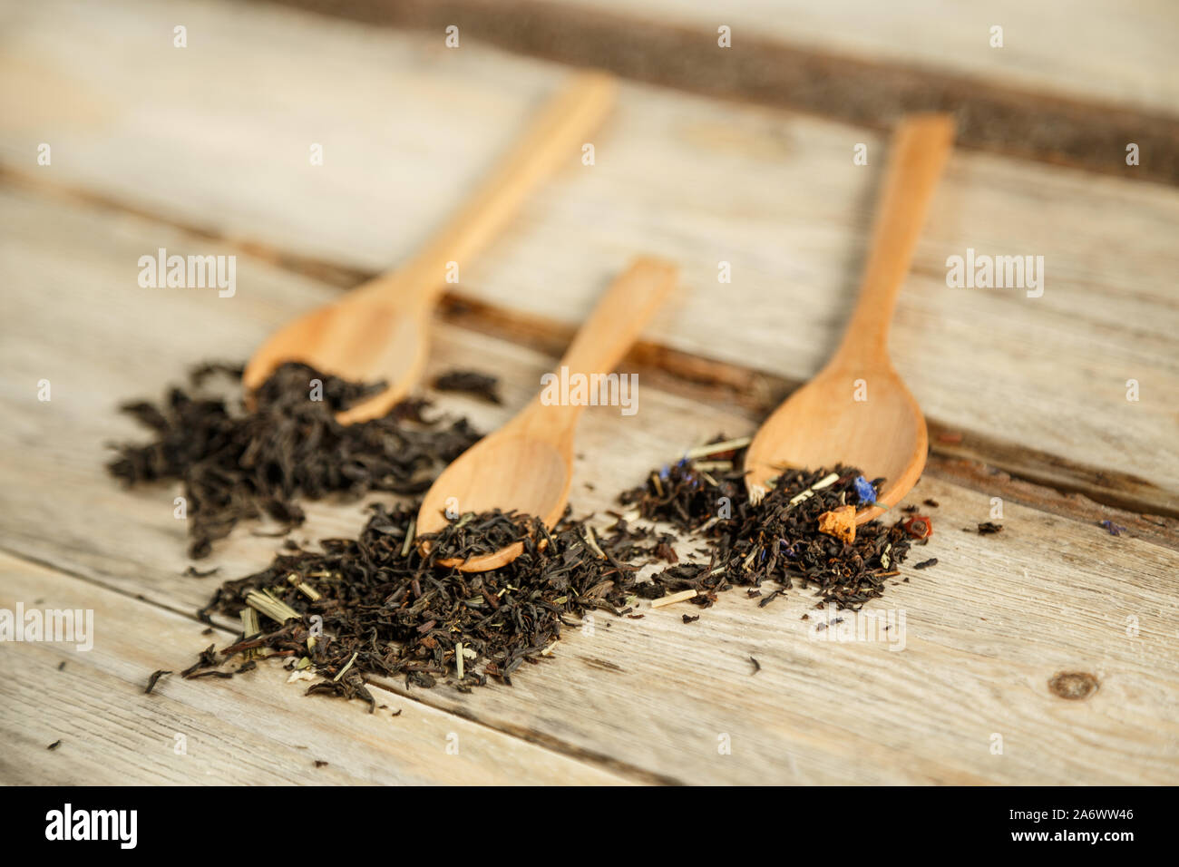 Different varieties dry tea hi-res stock photography and images - Alamy