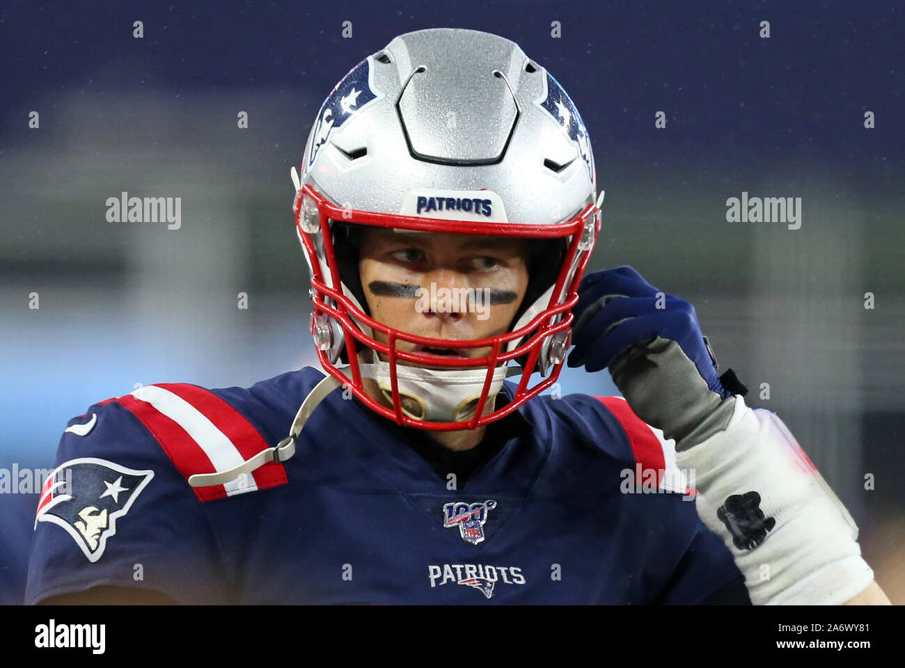 Gillette Stadium. 27th Oct, 2019. MA, USA; New England Patriots ...
