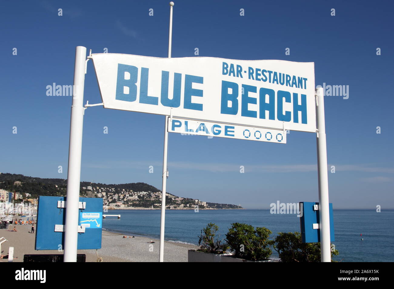French Beach Signs