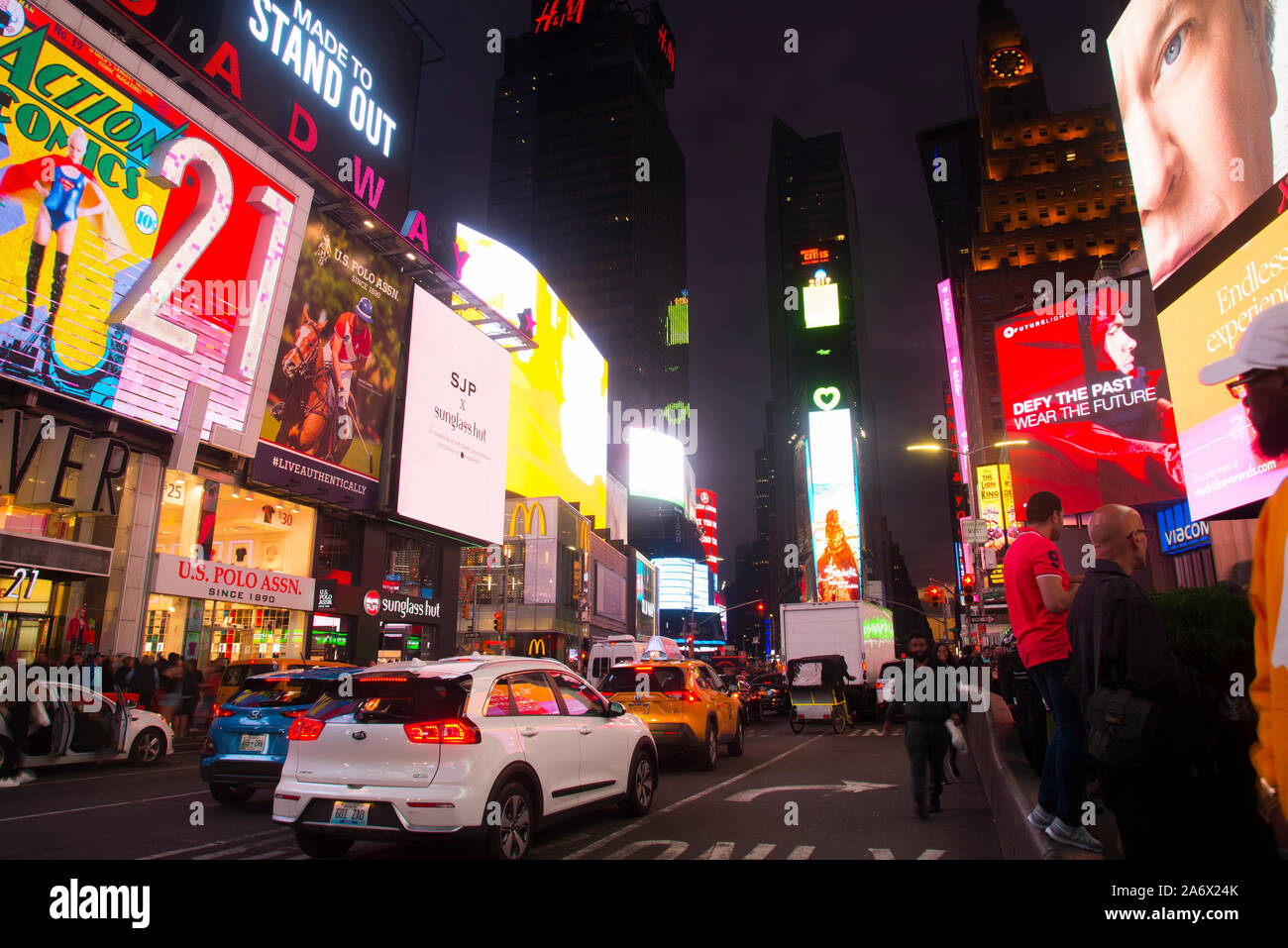 Busy Times Square in New York, USA Stock Photo - Alamy