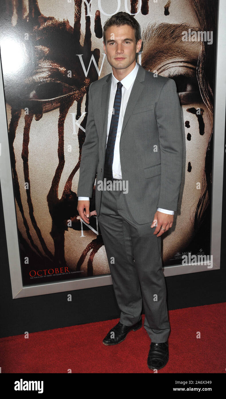 LOS ANGELES, CA. October 07, 2013: Alex Russell at the world premiere ...