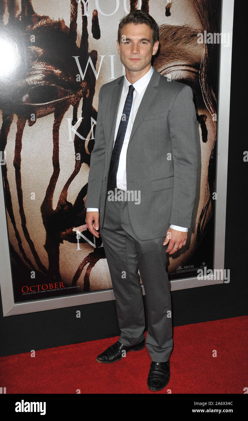 LOS ANGELES, CA. October 07, 2013: Alex Russell at the world premiere ...