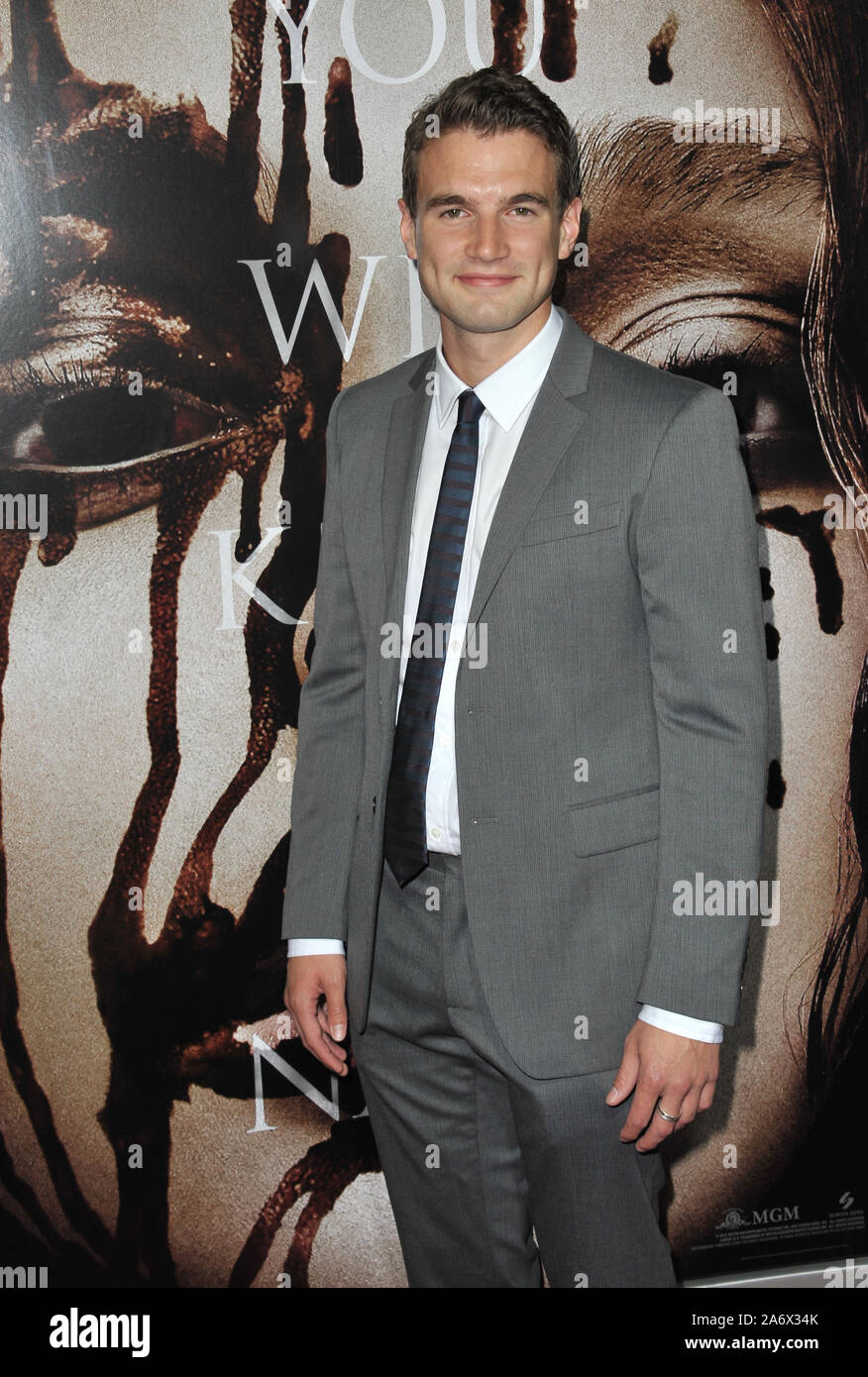 LOS ANGELES, CA. October 07, 2013: Alex Russell at the world premiere ...