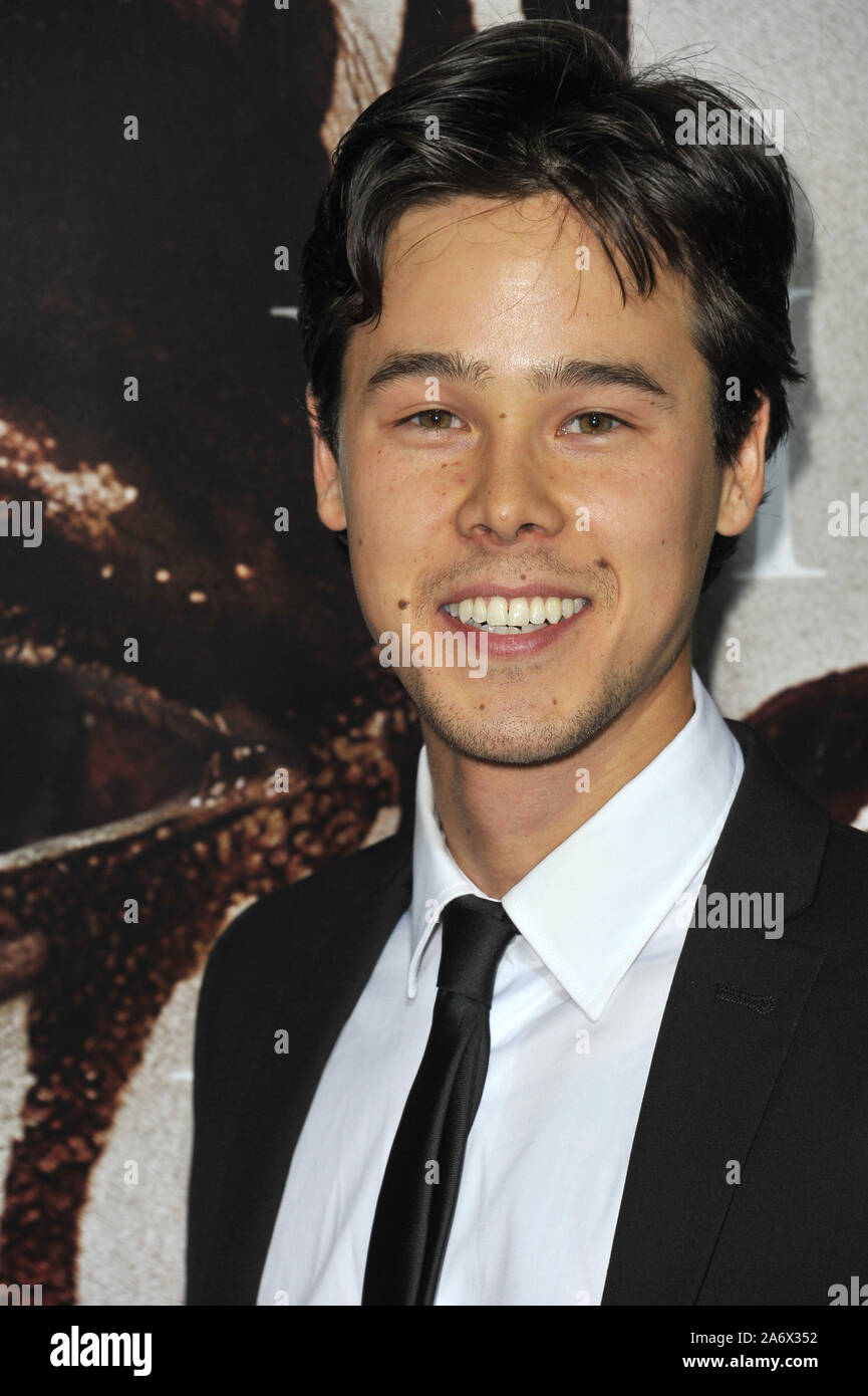 LOS ANGELES, CA. October 07, 2013: Philip Nozuka at the world premiere ...
