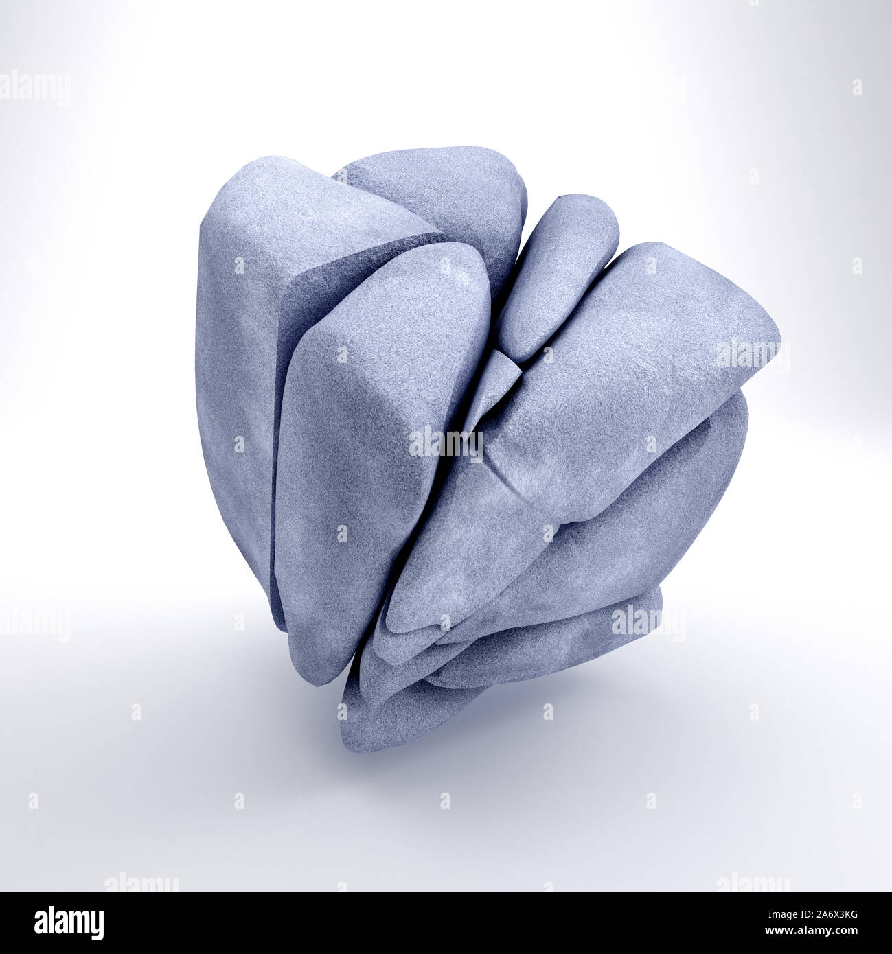 Stone form 3d illustration, 3d rendering Stock Photo - Alamy