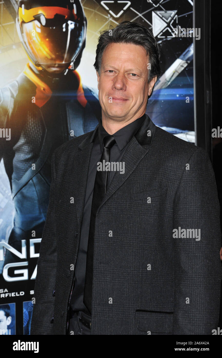LOS ANGELES, CA. October 28, 2013: Director Gavin Hood at the Los ...