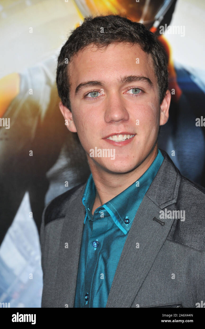 LOS ANGELES, CA. October 28, 2013: Cameron Gaskins at the Los Angeles ...