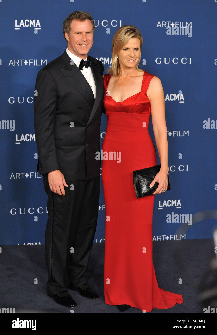 LOS ANGELES, CA - NOVEMBER 2, 2013: Will Ferrell & wife Viveca Paulin ...