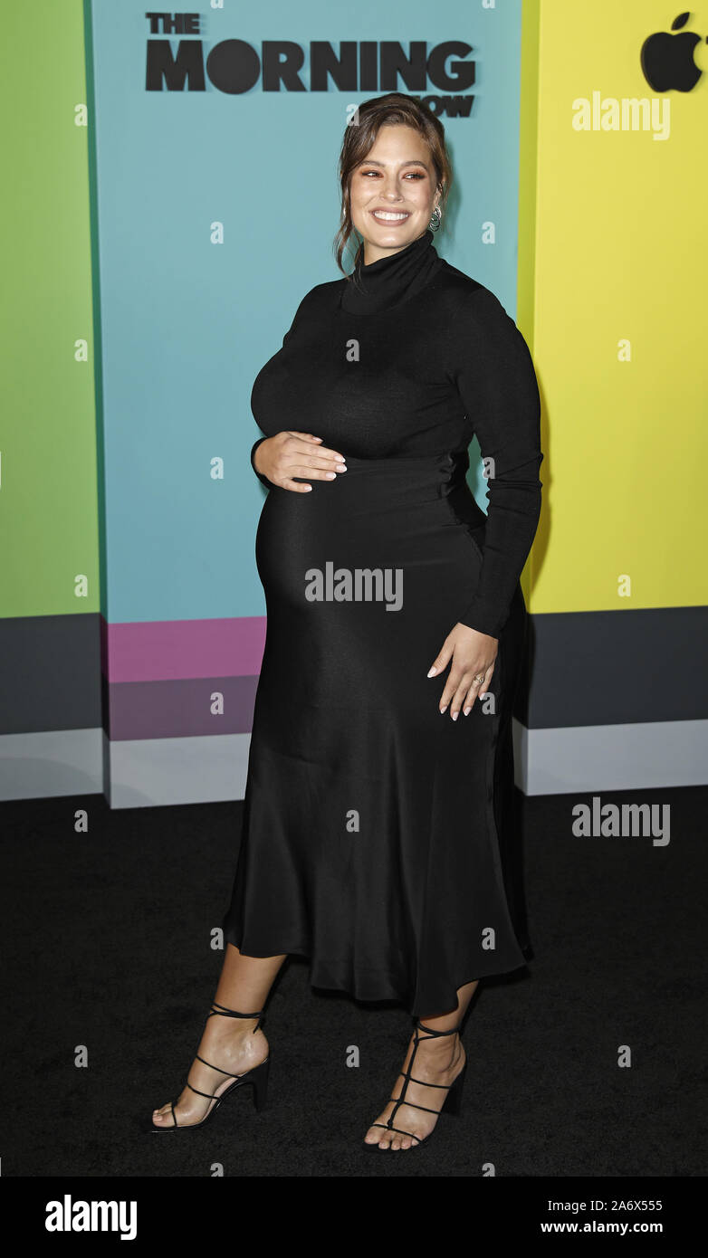 New York, USA. 28th Oct, 2019. Model Ashley Graham attends the Apple TV ...