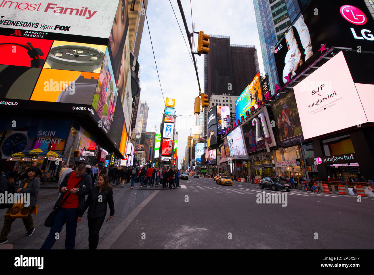Busy Times Square in New York, USA Stock Photo - Alamy