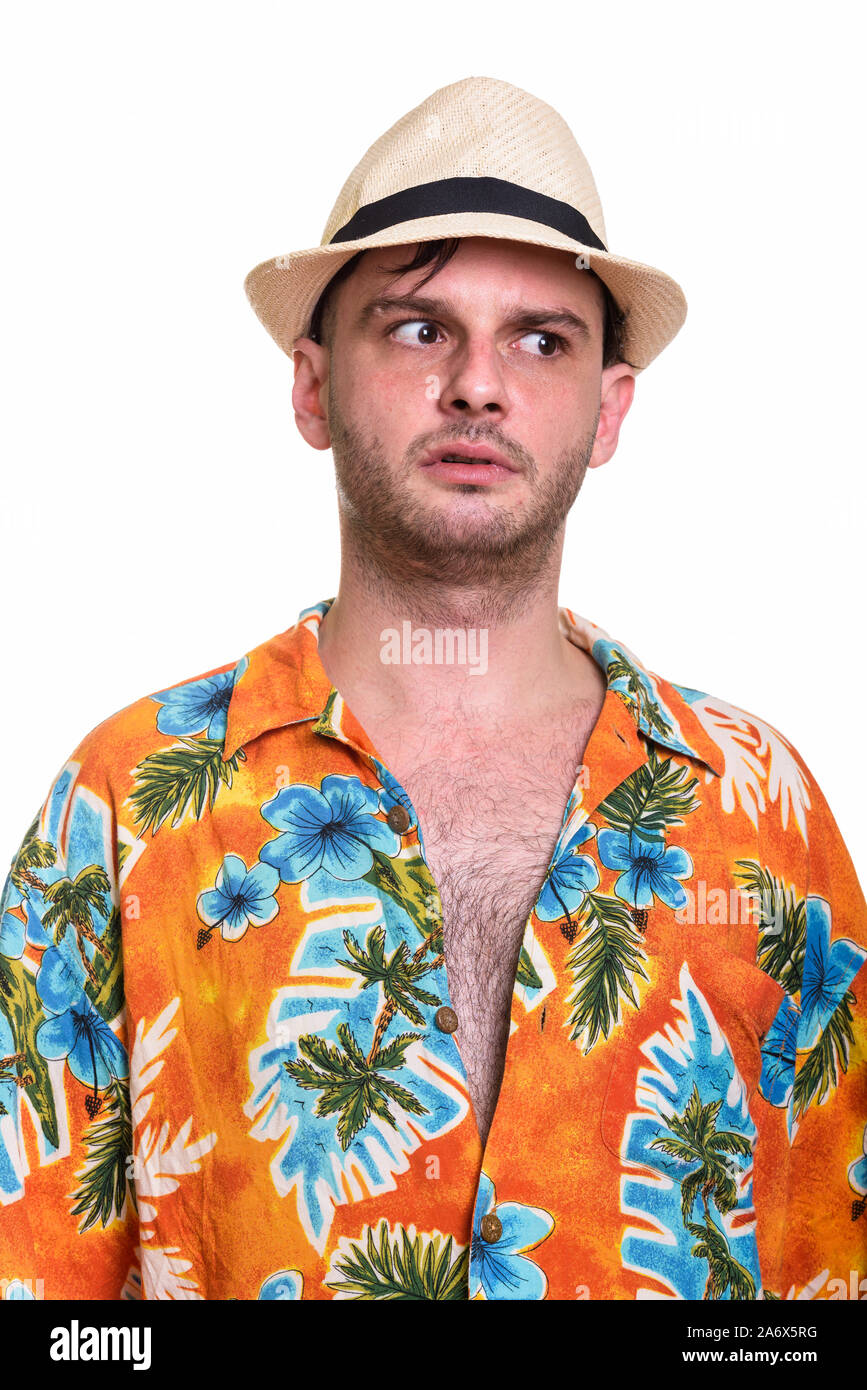 Terrified looking man hi-res stock photography and images - Alamy