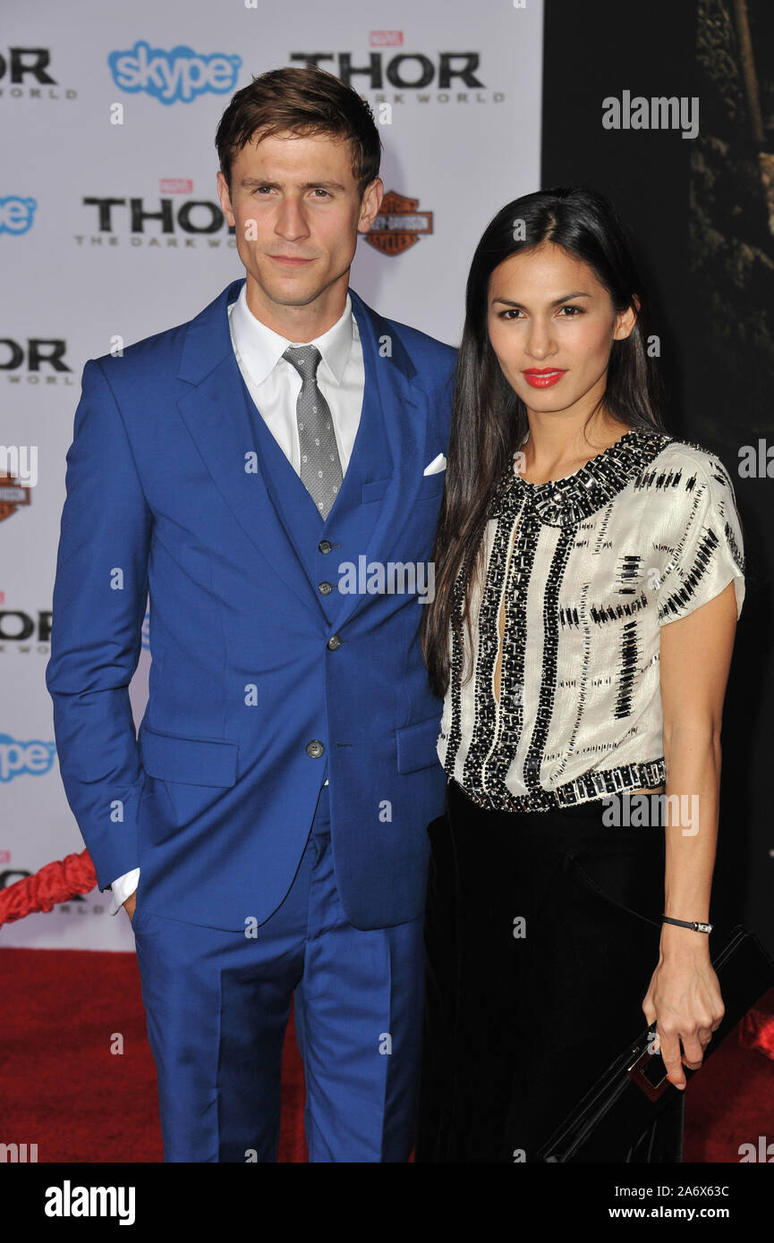LOS ANGELES, CA - NOVEMBER 4, 2013: Jonathan Howard at the US premiere ...