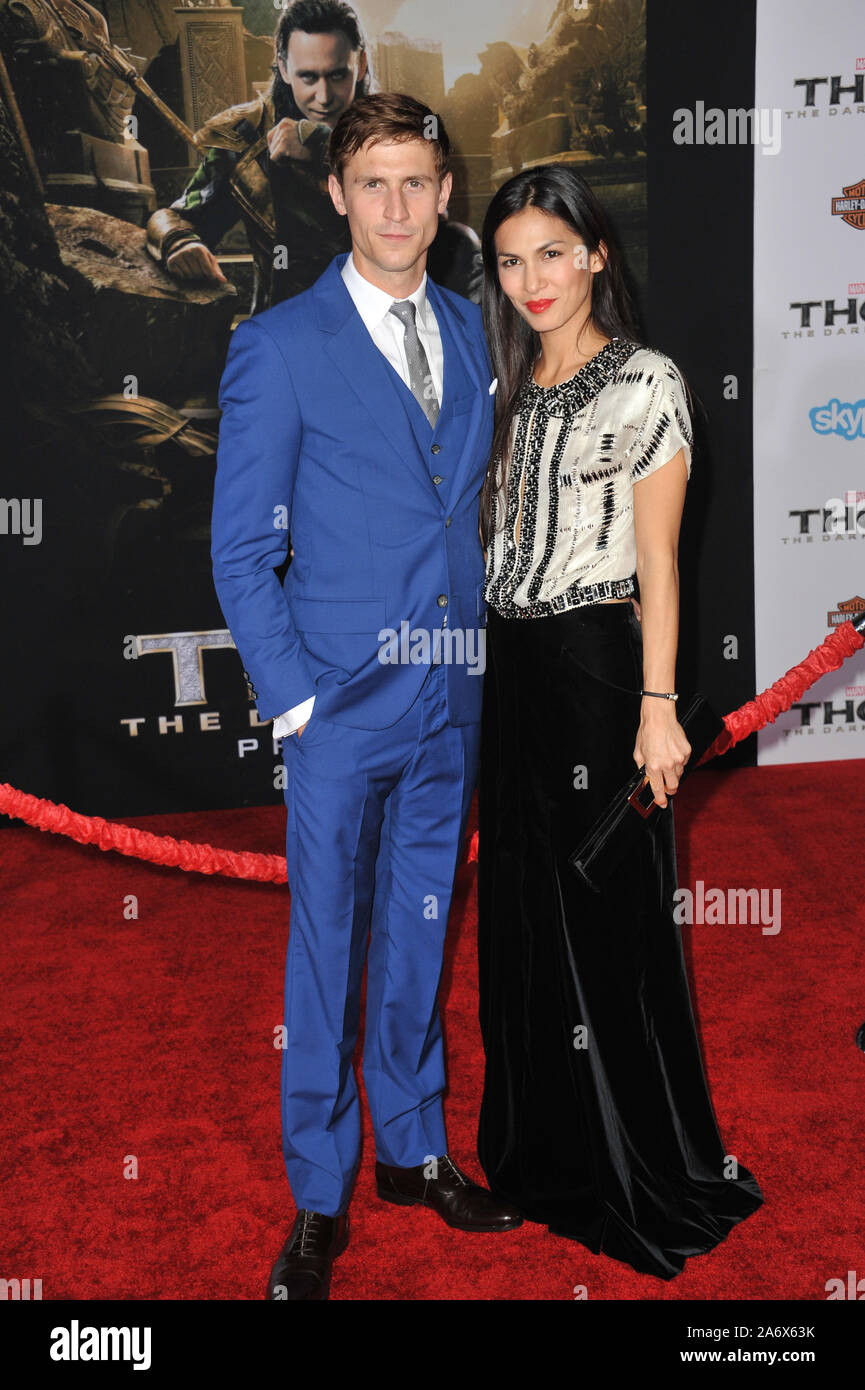 LOS ANGELES, CA - NOVEMBER 4, 2013: Jonathan Howard at the US premiere ...