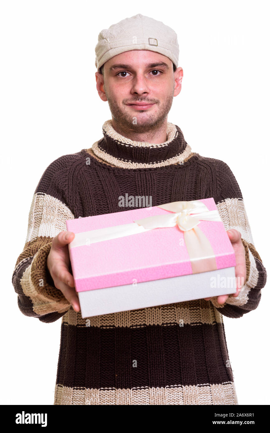 Man giving present to man hi-res stock photography and images - Alamy
