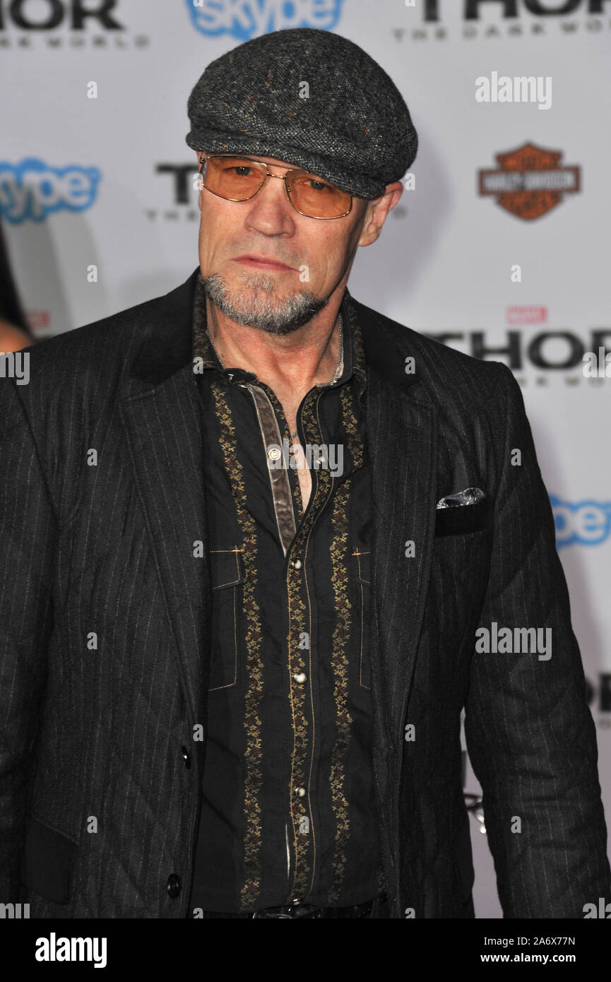 LOS ANGELES, CA - NOVEMBER 4, 2013: Michael Rooker at the US premiere ...