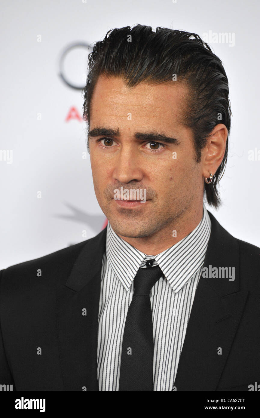 LOS ANGELES, CA - NOVEMBER 7, 2013: Colin Farrell at the premiere of ...