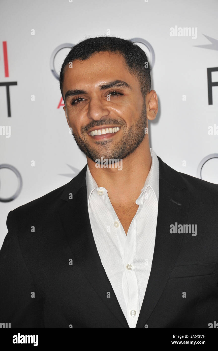 LOS ANGELES, CA - NOVEMBER 12, 2013: Sammy Sheik at the world premiere ...
