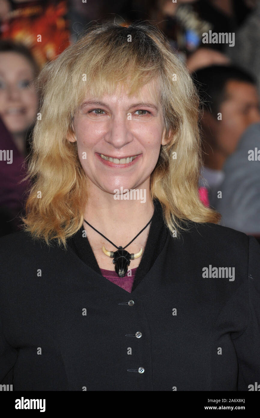 LOS ANGELES, CA - NOVEMBER 18, 2013: Amanda Plummer at the US premiere ...