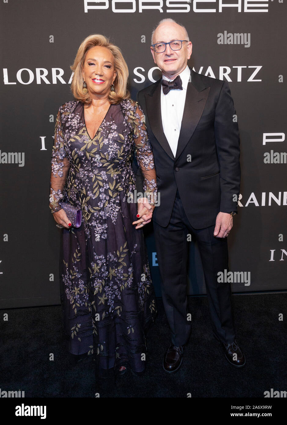 New York, NY - October 28, 2019: Denise Rich and Stephen D. Nimer ...