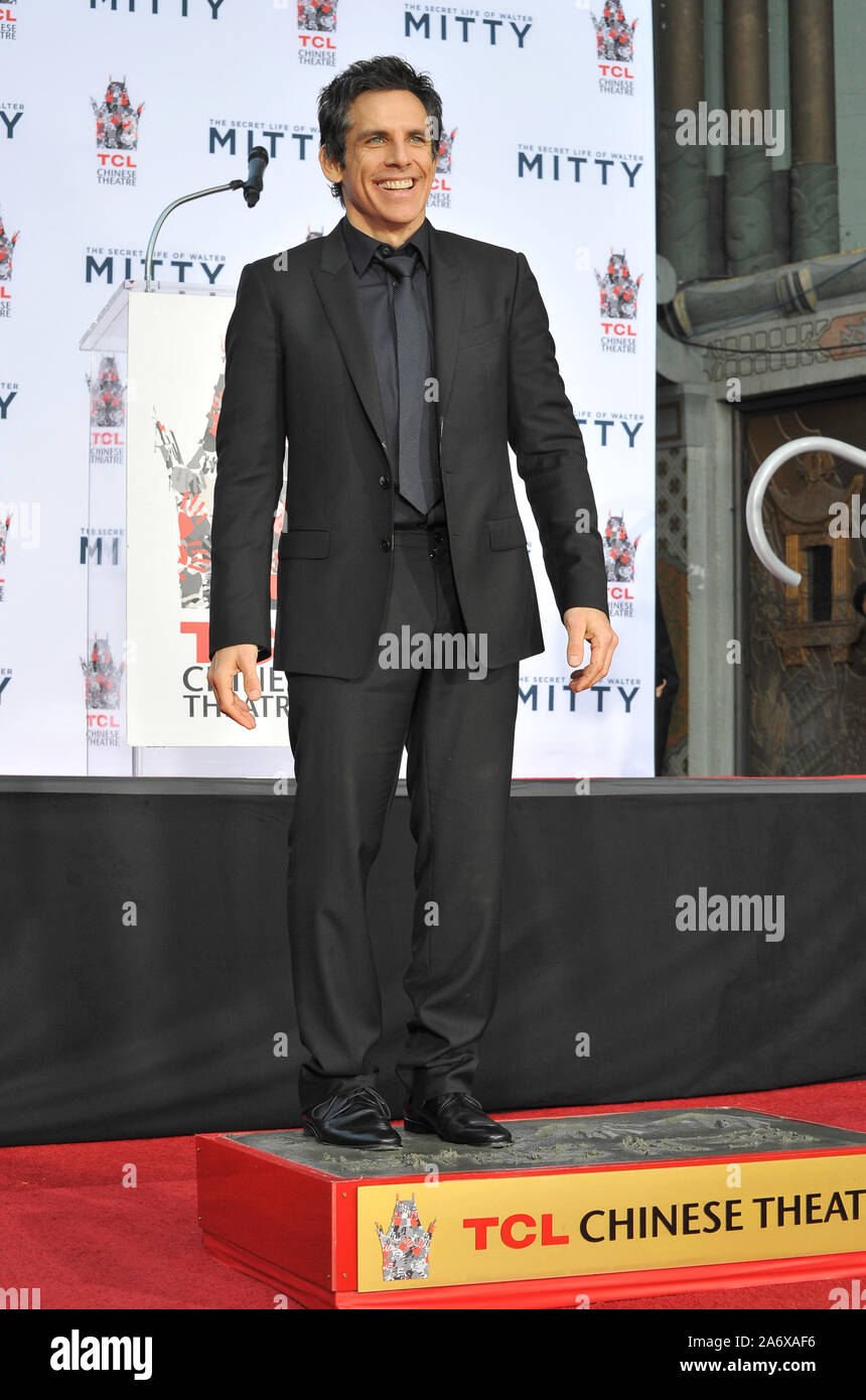 LOS ANGELES, CA - DECEMBER 3, 2013: Ben Stiller at the TCL Chinese ...