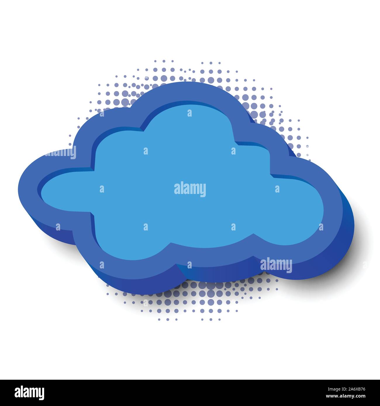 3d cloud frame Stock Vector Image & Art - Alamy