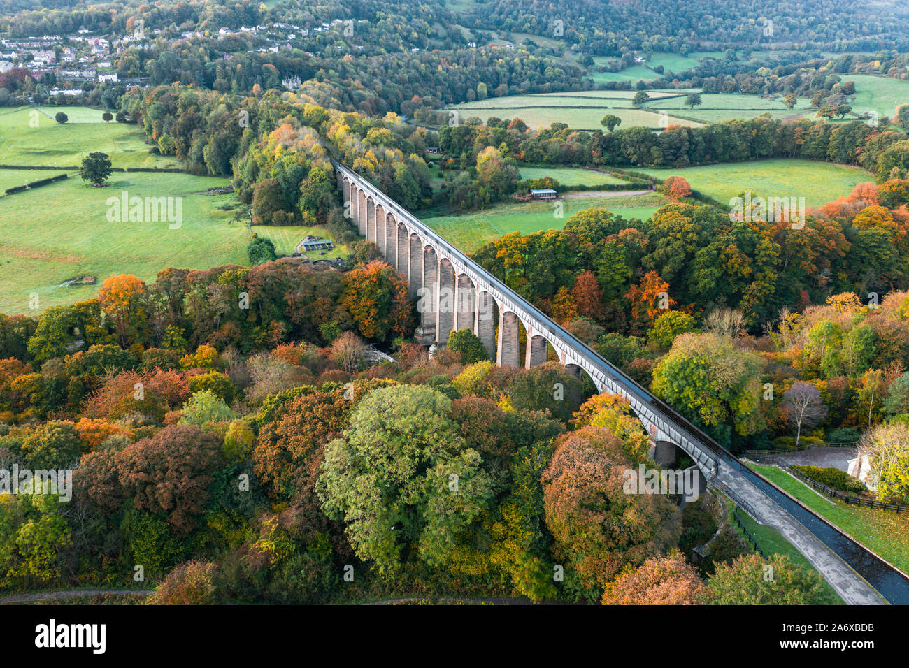 Pontcysyllte aqueduct aerial hi-res stock photography and images - Alamy