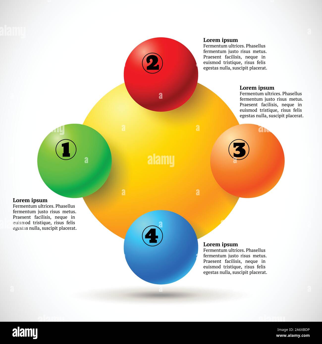 Infographics with group of flying balls Stock Vector Image & Art - Alamy