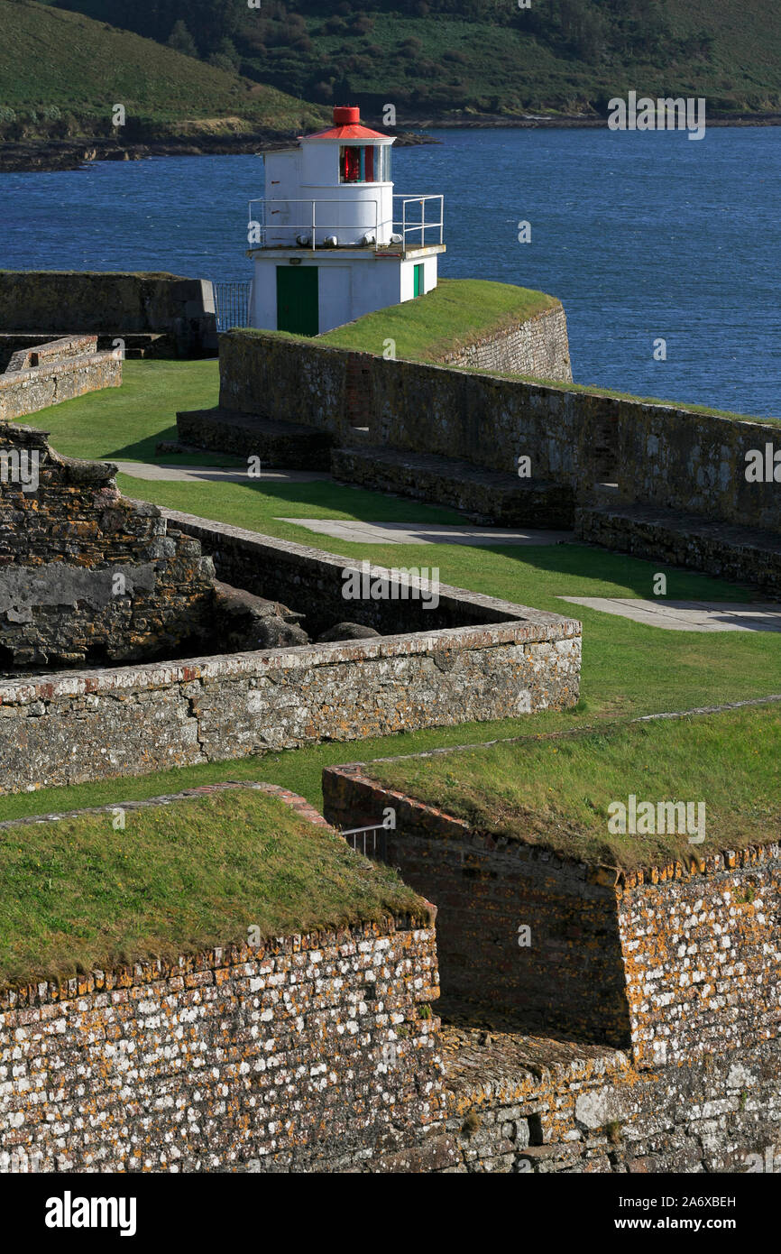Charles Fort Lighthouse, Kinsale, County Cork, Ireland Stock Photo - Alamy