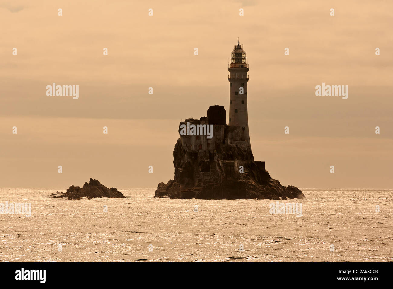 Fastnet Rock Lighthouse, Cape Clear Island, County Cork, Ireland Stock ...