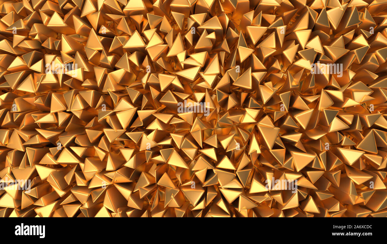 Gold background. 3d rendering 3d illustration Stock Photo - Alamy