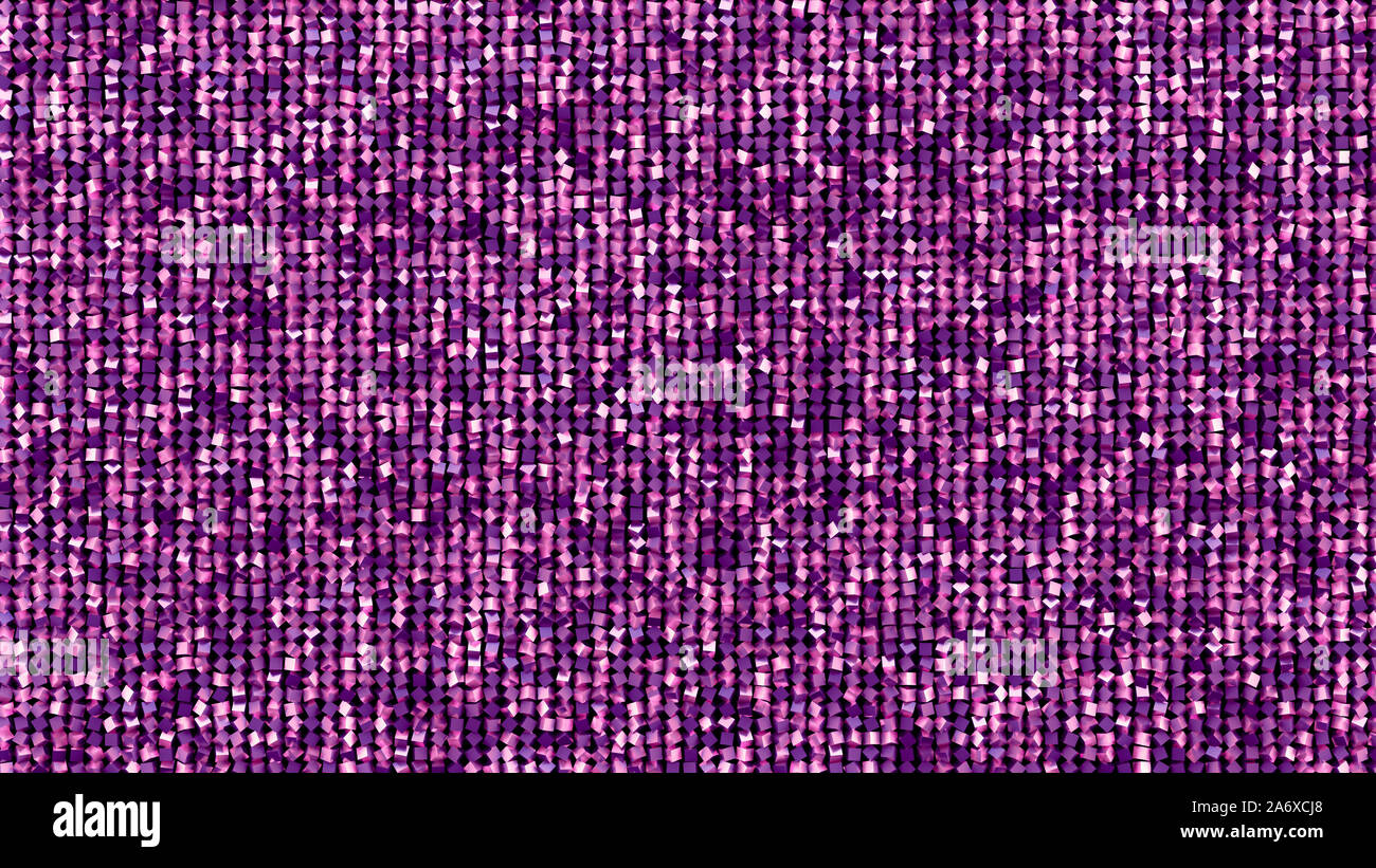 Beautiful black background with a purple glitter. 3d rendering, 3d ...