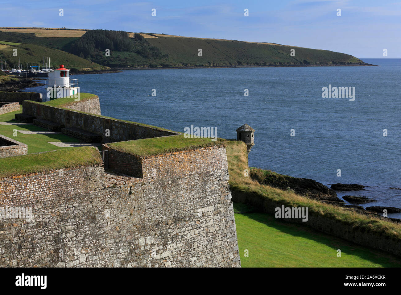 Charles Fort Lighthouse, Kinsale, County Cork, Ireland Stock Photo - Alamy