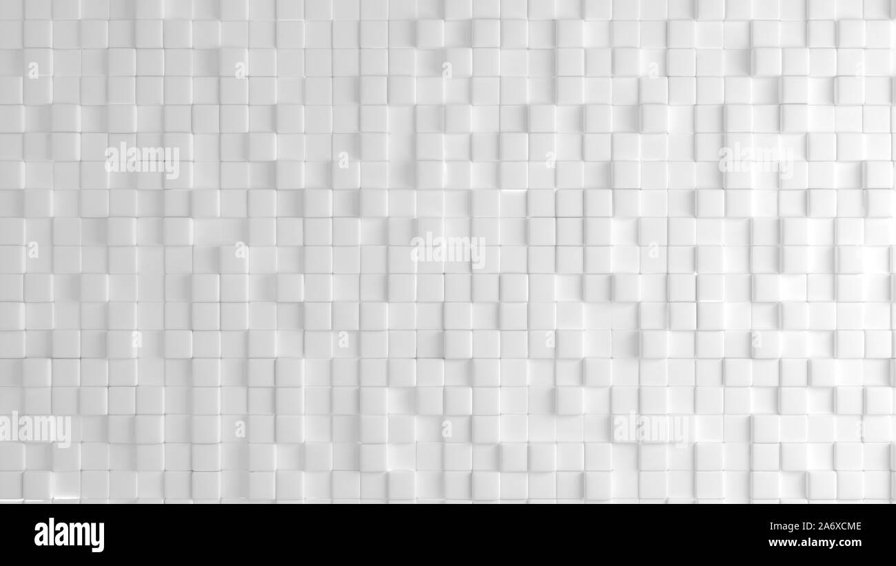 White background texture with geometric shapes. 3d rendering, 3d ...