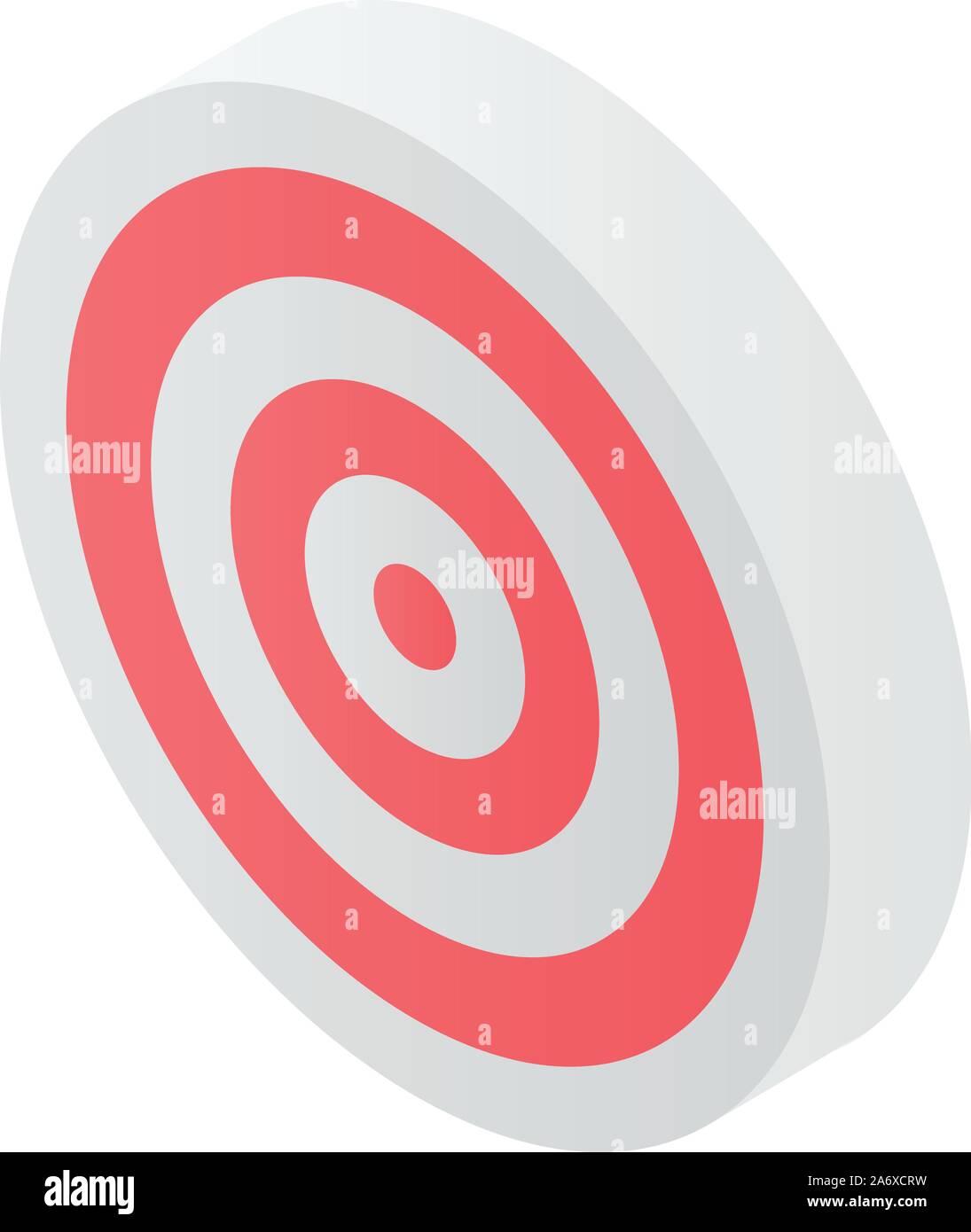 Wood red target icon, isometric style Stock Vector Image & Art - Alamy
