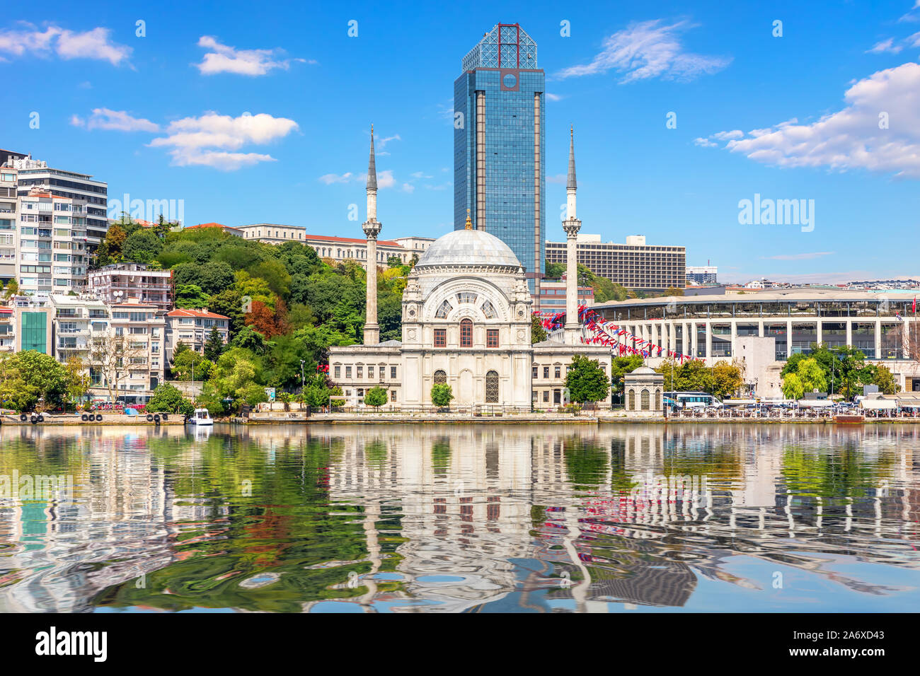 Molla Celebi Mosque in Istanbul, Bosphorus straight, Turkey Stock Photo ...