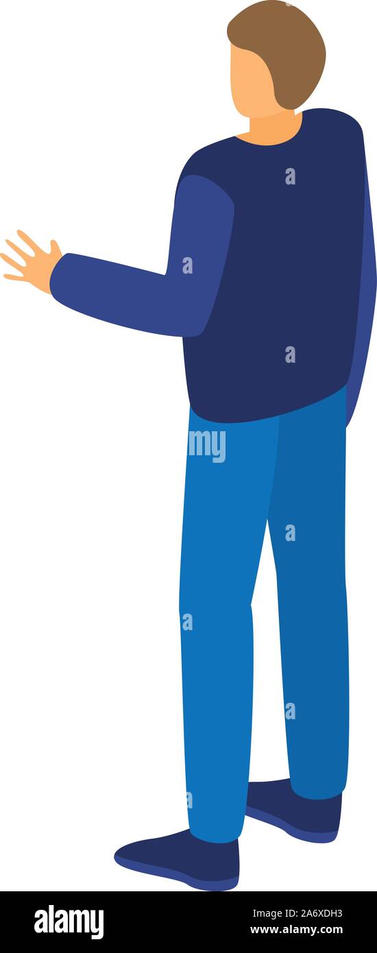 Manager man icon, isometric style Stock Vector Image & Art - Alamy