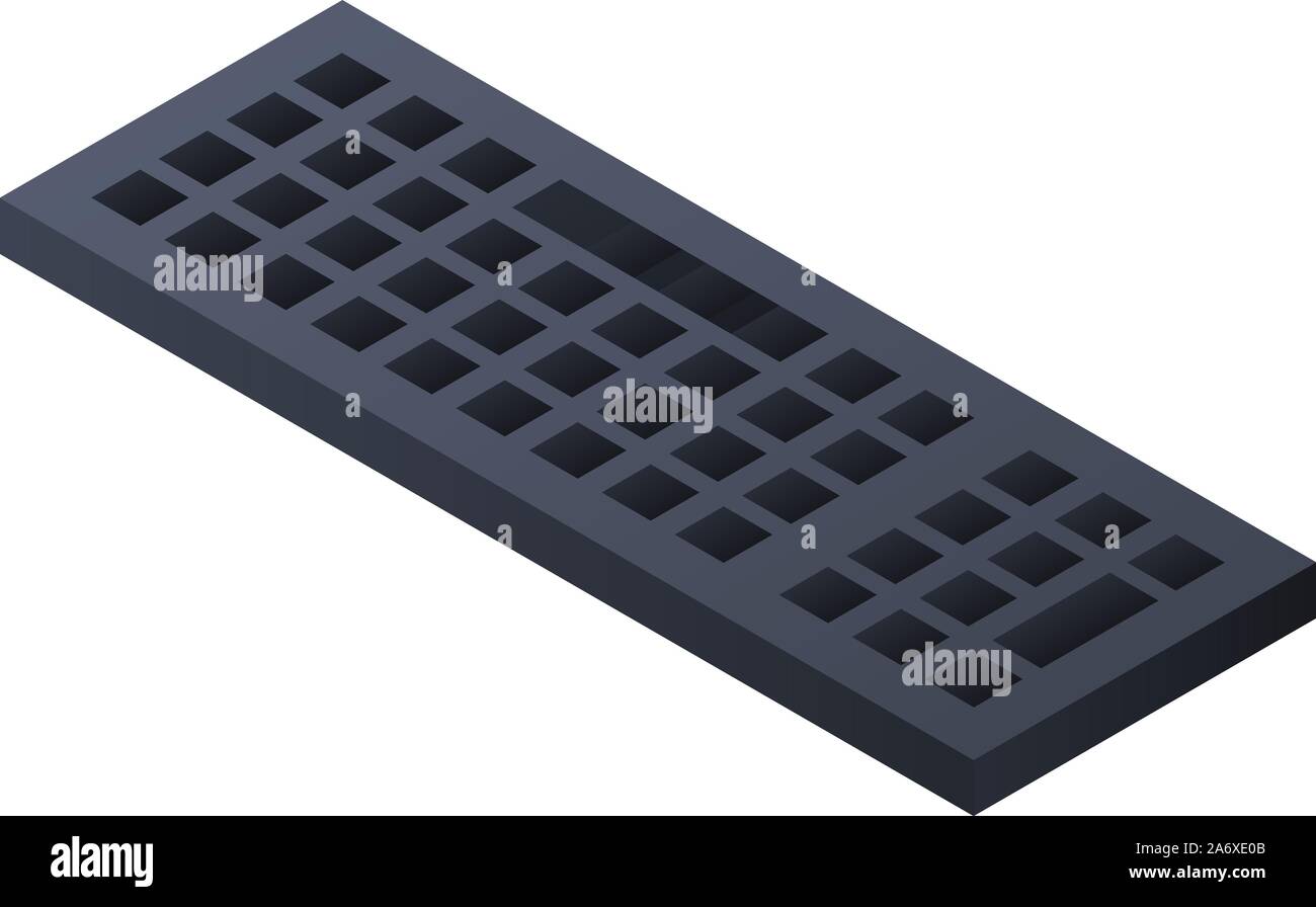 Keyboard icon, isometric style Stock Vector Image & Art - Alamy