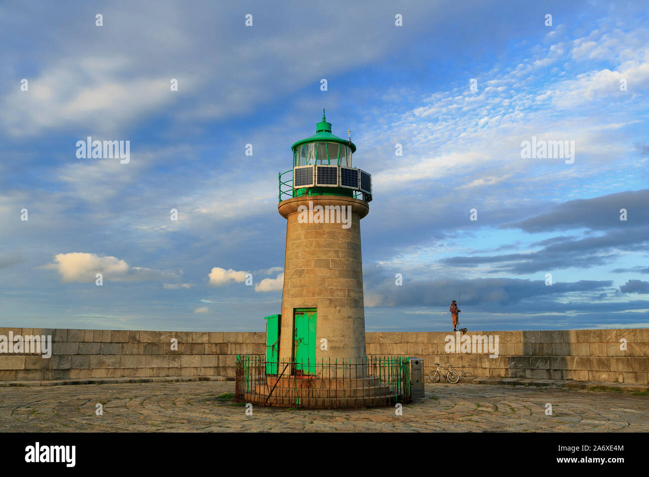 West Pier Lighthouse, Dun Laoghaire, County Dublin, Ireland Stock Photo ...