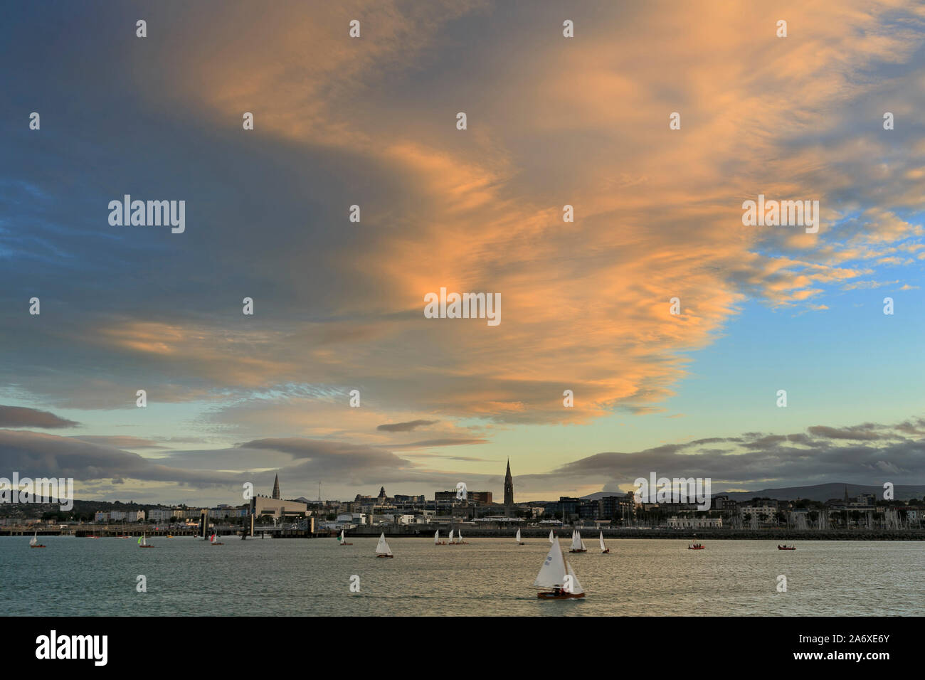 Sailing, Dun Laoghaire, County Dublin, Ireland Stock Photo - Alamy