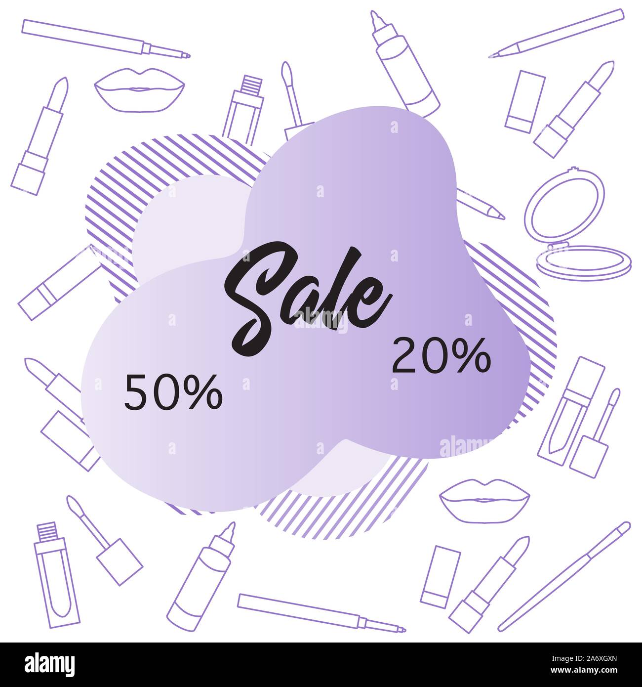 Makeup advert Stock Vector Images - Alamy