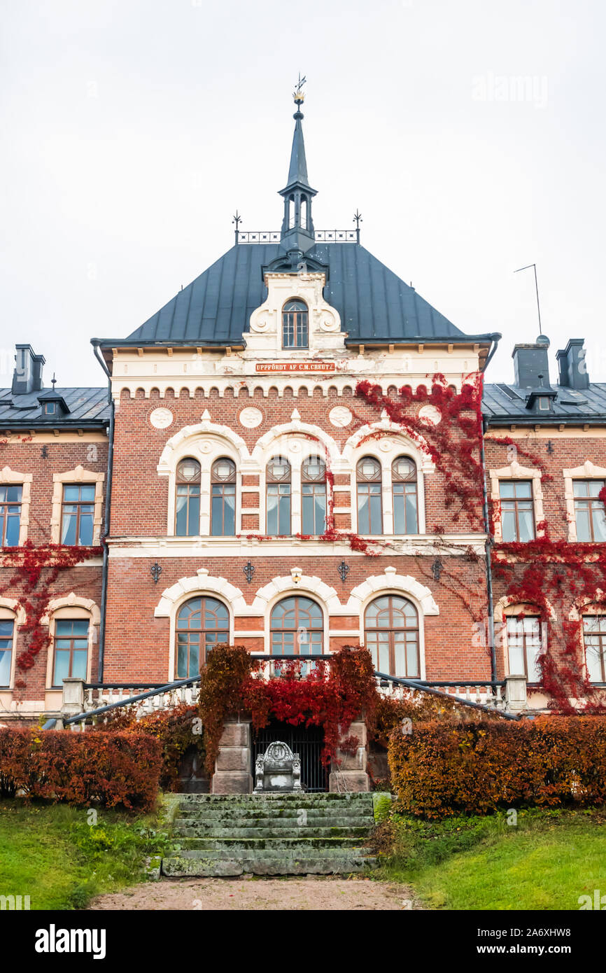 Loviisa, Finland - 7 October 2019: The Manor House Malmgard Stock Photo - Alamy